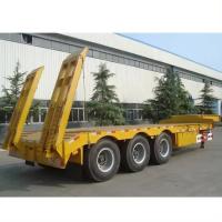 China 18 Meter Long Low Bed Semi Trailer Lowboy Equipment Trailers for in Various Industries for sale