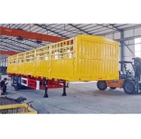 China 80 Tons Container Cargo Fence Trailer Warehouse Type Customize Sidewall Truck Trailer for sale