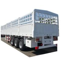 China 8.12.16 Tire Number Semi-Trailer 60tons Side Wall Cargo Trailer Fence Cargo Trailer for sale