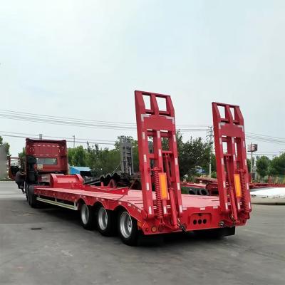 China 20FT Container Chassis Low Bed Baggage Truck Airport ATV Ca Rluggage Trailer Tread 1820mm for sale