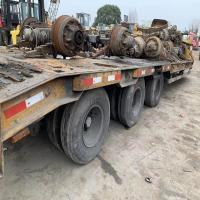 China 20FT Container Chassis Low Bed Baggage Truck Airport ATV Ca Rluggage Trailer Tread 1820mm for sale