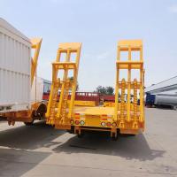 China 20FT Container Chassis Low Bed Baggage Truck Airport ATV Ca Rluggage Trailer Tread 1820mm for sale