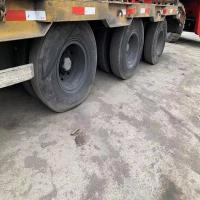 China Truck Trailer Flatbed Trailer 3 Axles Container Carrier Truck 60tons 13m Tire 12r22.5 for sale