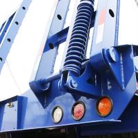 China Tire Number 12 Extendable 3 Axle Low Bed Trailer Dual Hydraulic Lowbed Semi Truck Trailer for sale