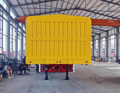 China Customizable 3 Axle Wood Pile Fence Semi-Trailer with 1 Year After-sales Service for sale