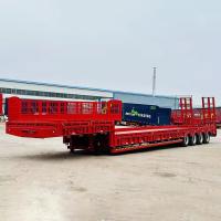 China 4-Line 8-Axle/5-Line 10-Axle Lowbed Lowboy Semi Truck Trailer Professional Manufacture for sale