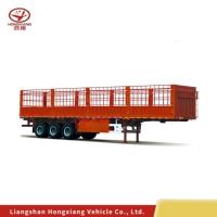 China Light Duty 13 M Cattle Sheep 3 Axis Straight Beam Pile Semi-Trailer Cargo Fence Semi-Trailer for sale