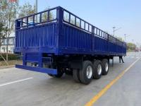 China Store House Bar Semi Trailer with 3-Axle Van-Type High Sidewall Fence Stake Transport for sale