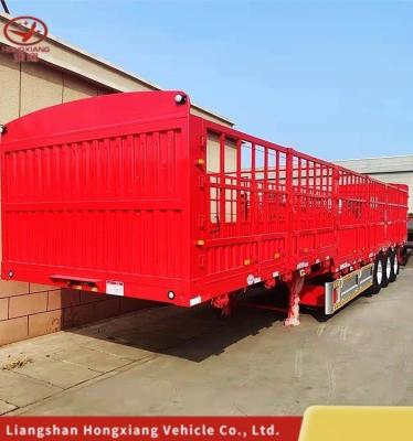 China Van-type Light Duty Grade 3 Axles 60t Side Dump Semi Trailer Popular Tilt Semi Trailer for sale