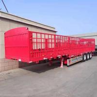 China After-sales Service 1 Year Hot 3 Axle Barn Semi Trailer Fence Trailer Custom Length for sale