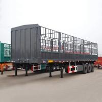 China After-sales Service 1 Year Hot 3 Axle Barn Semi Trailer Fence Trailer Custom Length for sale