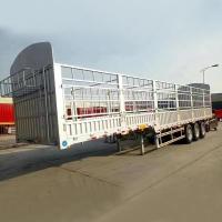 China After-sales Service 1 Year Hot 3 Axle Barn Semi Trailer Fence Trailer Custom Length for sale