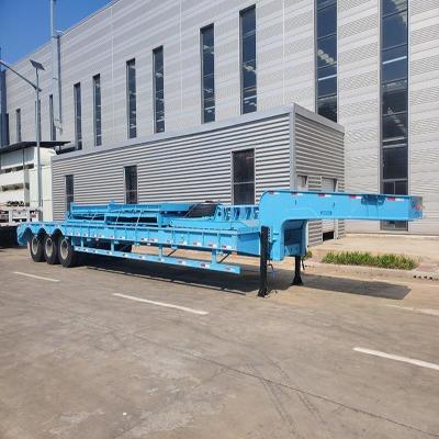 China Low Bed Trailer Trucks for Tractor Head and 40FT Flatbed Trailer within Market for sale