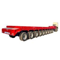 China Cimc 2/3/4 Axles 40FT Container Flat Bed Truck Semi-Trailers Twist Lock and Wabco Brake Valves for sale