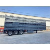 China 3 Axle 60 Ton Stake Fence Cargo Storehouse Semi-Trailer with ABS Anti-lock Braking System for sale