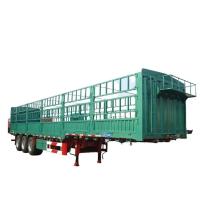 China Steel 3 Axles Stake/Side Board/Fence Semi Trailer for Cargo/Fruit/Livestock/Mineral for sale