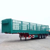 China Commercial Used Flower Basket Semi-Trailer with 2/3/4 Axles and Steel Material for sale