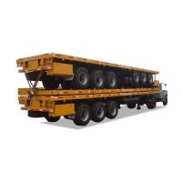 China Mechanical Suspension Lowbed Semi Trailer for Heavy Duty Excavator Transportation for sale