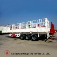 China 60t Capacity Livestock Semi Trailer with Door for Animals Transportation and Durable for sale
