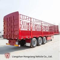 China Domi 2/3/4 Axles 40FT Fence Cargo Semi Trailer for Heavy Duty Transportation for sale