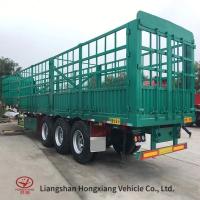 China Domi 2/3/4 Axles 40FT Fence Cargo Semi Trailer for Heavy Duty Transportation for sale