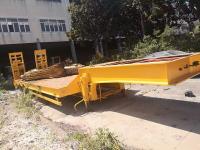 China Self-dumping Not Self-dumping Low Bed Semi Trailer Dimensions 13500X3000X1550 mm Made for sale
