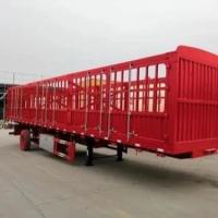 China 3-Axis Animal Livestock Cargo Fence Semi-Trailer for Cross Arm Type Suspension System for sale