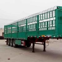 China 3-Axis Animal Livestock Cargo Fence Semi-Trailer for Cross Arm Type Suspension System for sale