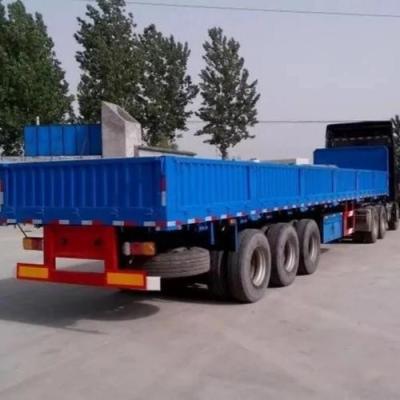 China Self-dumping 3-Axis Fence Semi-Trailer with and Cross Arm Type Suspension Systems for sale