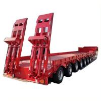 China Customization 10 Line 20 Axle 200 Tons Modular Lowbed Semi Trailer Modular Trailers for sale