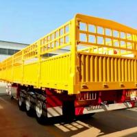 China Cross Arm Type High Hurdle Semi-Trailer for Transport of Heavy Cargo and Livestock for sale