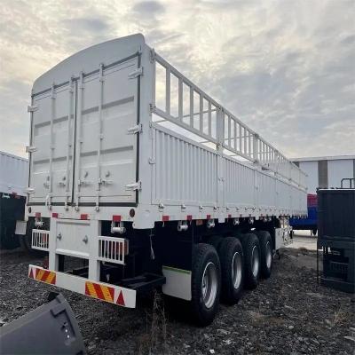 China Customizable Steel Plate Suspended Warehouse Rail Semi-Trailer with 2.3.4 Axle Number for sale