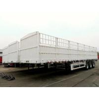 China Three-Axis Flower Basket Animal Carrier Mesh Cargo Fence Semi-Trailer Made of Steel for sale
