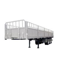 China Cross Arm Type 3 Axle 40 Ton Fence Semi-Trailer with Air Suspension Axle and Versatile for sale