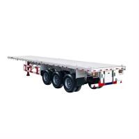 China Manual Landing Leg 60-80 Ton Lowboy Semi Trailer with Dolly 3 4 5 Axle 1820mm Tread for sale