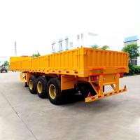 China Iron 40FT 50FT 60FT 12m 12 Wheeler Flatbed Semi Trailer Made in with 2.3 Axle Number for sale