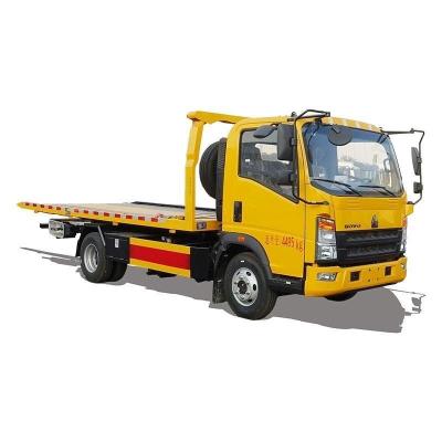 China Recovery Towing Truck Diesel Fuel I-Suzu Flatbed Wrecker Towing for sale