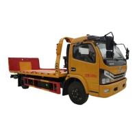 China Recovery Towing Truck Diesel Fuel I-Suzu Flatbed Wrecker Towing for sale