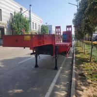China 13500X3000X1550 mm Most Popular 11 Axle 40 Ton Low Bed Semi Trailer at Customization for sale