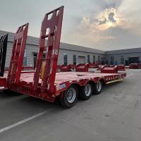 China 13500X3000X1550 mm Most Popular 11 Axle 40 Ton Low Bed Semi Trailer at Customization for sale