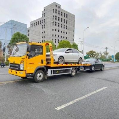 China After-sales Service on Line Technical Support 130HP Mobile Flatbed Tow Truck Wrecker for sale