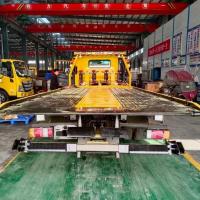 China 5tons 8 C Semi-Tilting Sliding Plate Road Block Remover for 4X2 Flat Bed Recovery Truck for sale
