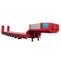 China 13m 3 Axles Used Low Bed Trailer for Africa Market Flat Bed Trailer Truck Trailers Camionetas for sale
