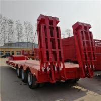 China 3 Axles 80ton Lifting Tipping Dump Tipper Semi Truck Trailer Heavy Load Capacity for sale