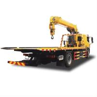 China 5 Ton Flatbed Trailer Wrecker Truck for Heavy Duty Towing Demands for sale