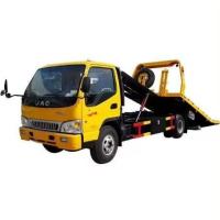 China 5 Ton Flatbed Trailer Wrecker Truck for Heavy Duty Towing Demands for sale