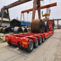 China Low Truck 20FT Flat Bed 40 FT 40 Feet 40FT Container Flatbed Trailer 28t Landing Leg for sale