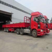 China Customization 3 Axles Excavator Transport 60ton Used Lowbed Semi Trailers with 13t Axle for sale