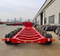China Tri-Axles Un-Removable Gooseneck 13m Lowbed Low Bed Semi Truck Trailer for Transportation for sale