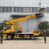 China 21m High Altitude Operation Truck Aerial Platform Truck Mounted Crane Vehicle for Work for sale